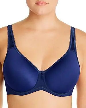 Wacoal Basic Beauty Full-figure Spacer Underwire T-shirt Bra Twilight Blue