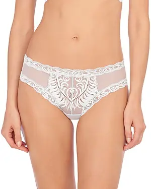 Natori Feathers Hipster Baby Blue/white