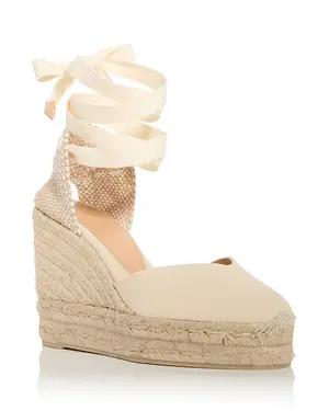 Espadrille Wedges Closed Toes Espadrilles