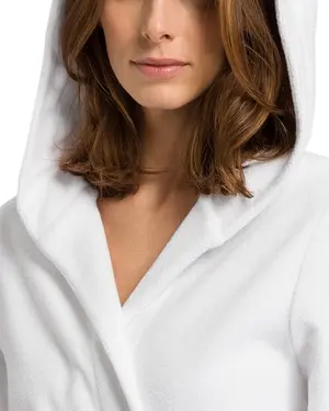 Hanro Robe Selection Plush Hooded Long Robe