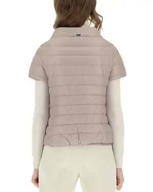 Herno Emelia Cap Sleeve Puffer Jacket - Chantilly