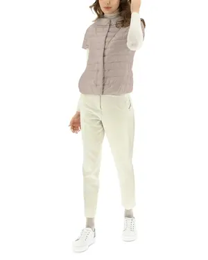 Herno Emelia Cap Sleeve Puffer Jacket - Chantilly
