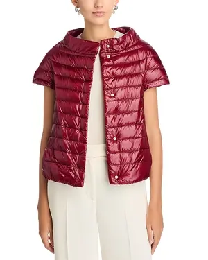 Herno Paneled Vests For Women