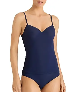Hanro Allure Bra Cami Elegant Blue