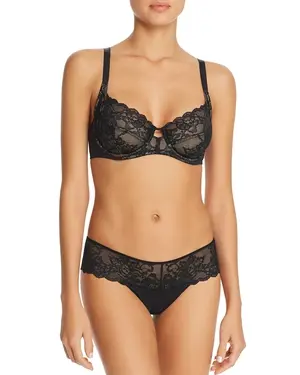 Natori Statement Full Figure Underwire Bra - Black/cafe