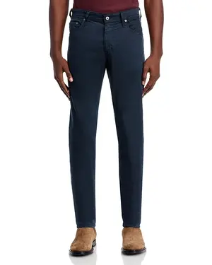 Ag Tellis Slim Fit Twill Pants - Midnight Navy