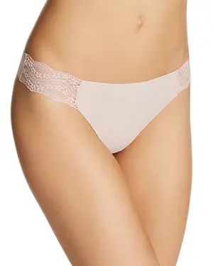 Wacoal B. Tempt'd By Wacoal B. Bare Thong Rose Smoke