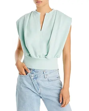 3.1 Phillip Lim Sleeveless French Terry Top Mint