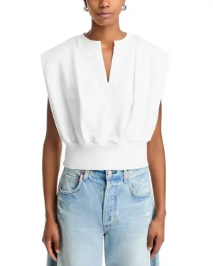 3.1 Phillip Lim Sleeveless French Terry Top