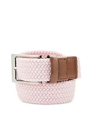 Bloomingdale'S Woven Stretch Belt - Exclusive Pink