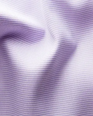 Eton Contemporary Fit Textured Solid Shirt - Purple