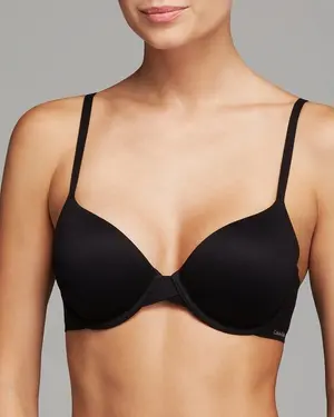 Calvin Klein Perfectly Fit Full Coverage T-shirt Bra - Black