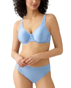 Wacoal Bra Basic Beauty Full Coverage Underwire Bra - Bel Air Blue