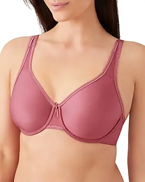 Wacoal Bra - Basic Beauty Full Coverage Underwire Bra Rose Wine