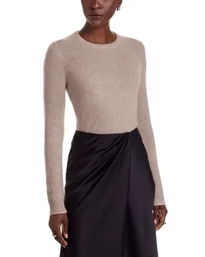 Bloomingdale'S C Crewneck Cashmere Sweater - Sesame