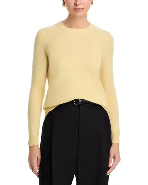 Bloomingdale'S C By Bloomingdale's Crewneck Cashmere Sweater Straw