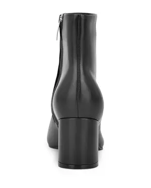 MARC FISHER LTD. Jarli High Heel Booties - Black Leather