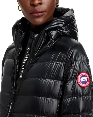 Canada Goose Cypress Packable Hooded Mid-length Down Jacket - Black