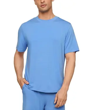 Eberjey Henry Short Pajama Set Cornflower