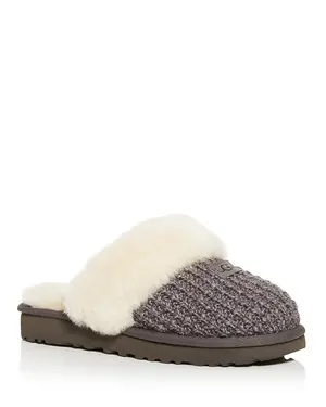 UGG Cozy Shearling Mule Slippers - Charcoal