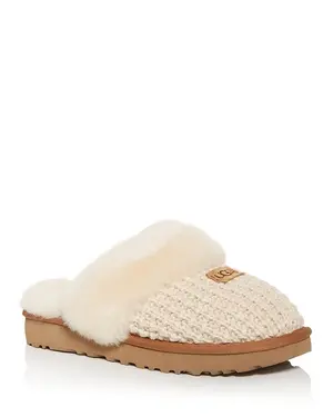 UGG Cozy Shearling Mule Slippers - Cream