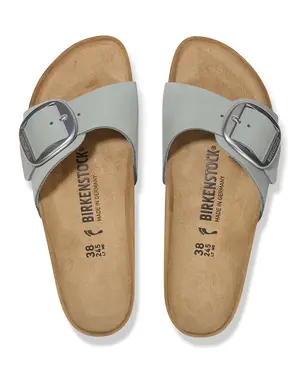 BIRKENSTOCK Madrid Big Buckle Sandals Gray