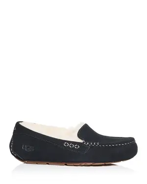 UGG Ansley Moc Toe Slippers - Black