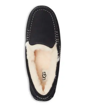 UGG Ansley Moc Toe Slippers - Black