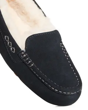UGG Ansley Moc Toe Slippers - Black