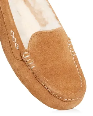 UGG Ansley Moc Toe Slippers - Chestnut