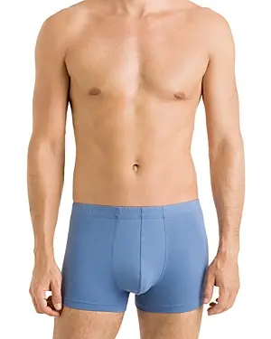 Hanro Cotton Superior Boxer Briefs Cerulean Blue