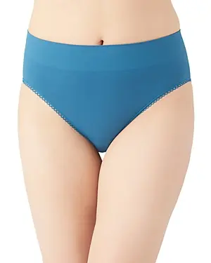 Wacoal Feeling Flexible Seamless Hi Cut Brief Blue Coral