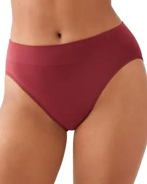 Wacoal Feeling Flexible Seamless Hi Cut Brief Cordovan