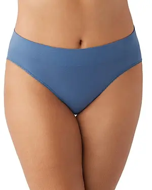 Wacoal Feeling Flexible Seamless Hi Cut Brief Coronet Blue