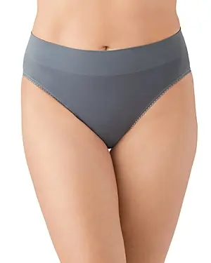 Wacoal Feeling Flexible Seamless Hi Cut Brief Folkstone Gray