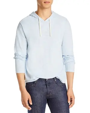 Vince Slub Popover Hoodie - Shirting Blue