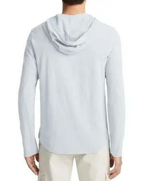 Vince Slub Popover Hoodie - Shirting Blue
