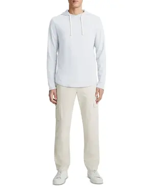 Vince Slub Popover Hoodie - Shirting Blue