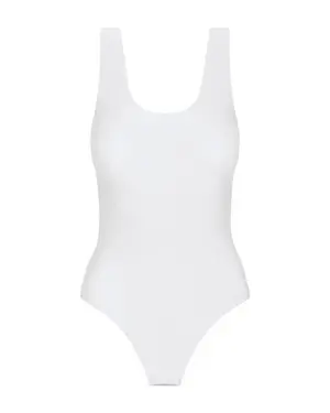 Commando Butter Scoop Neck Tank Bodysuit - White