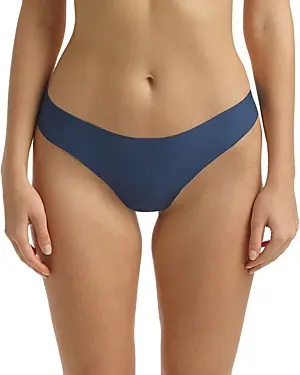 Commando Butter Mid-rise Thong Bright Navy