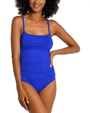 La Blanca Island Goddess One Piece Swimsuit - Sapphire