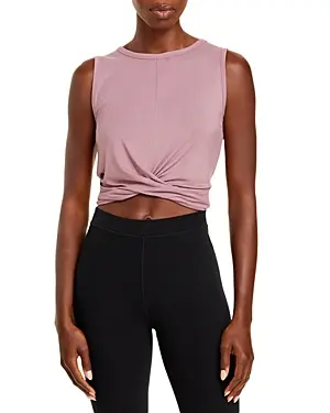 Alo Yoga Cover Twist-front Cropped Tank