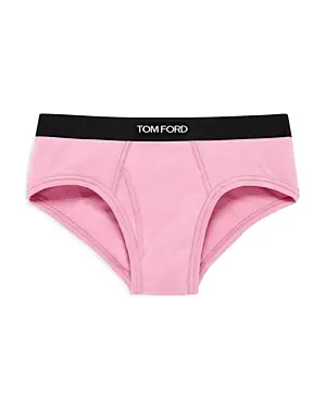 TOM FORD Cotton Blend Briefs Pale Pink