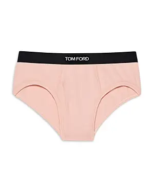 TOM FORD Cotton Blend Briefs Rosa Medio