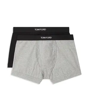 TOM FORD Cotton Blend Boxer Briefs, Set Of 2 - Oxford