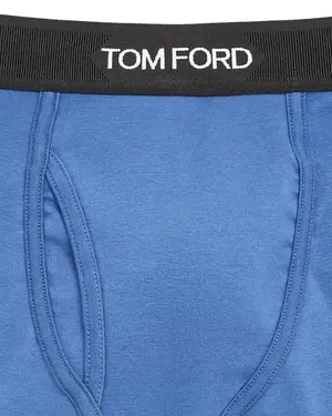 TOM FORD Cotton Blend Boxer Briefs - High Blue