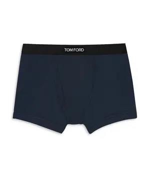 TOM FORD Cotton Blend Boxer Briefs Navy