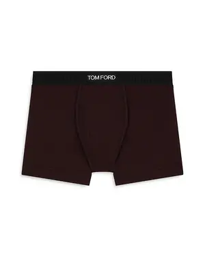 TOM FORD Cotton Blend Boxer Briefs Viola Medi