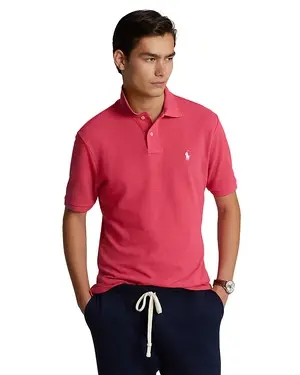 Polo Ralph Lauren Classic Fit Mesh Polo Shirt - Hot Pink