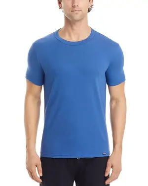 TOM FORD Cotton Blend Crewneck Tee High Blue